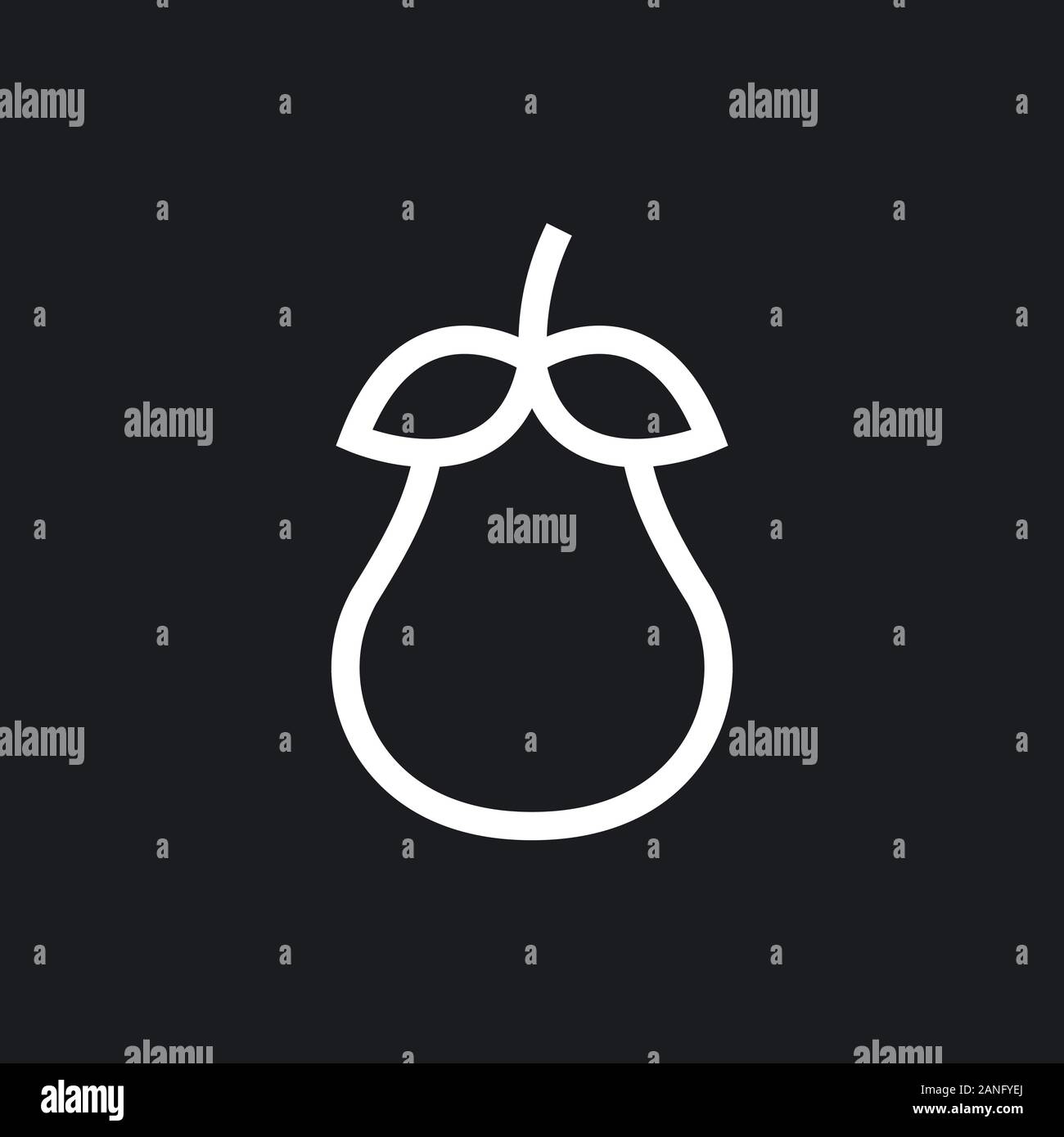 Fruit icons, vector symbol of food signs Stock Vector Image & Art - Alamy
