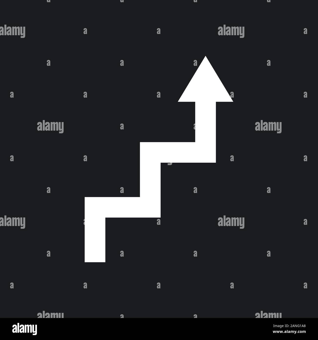 Growth icon, business infographic icon, vector growth symbol Stock ...