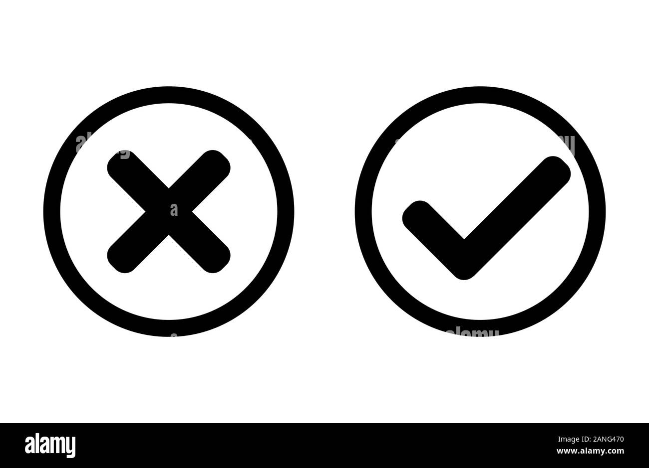 Checkmark tick like Black and White Stock Photos & Images - Alamy
