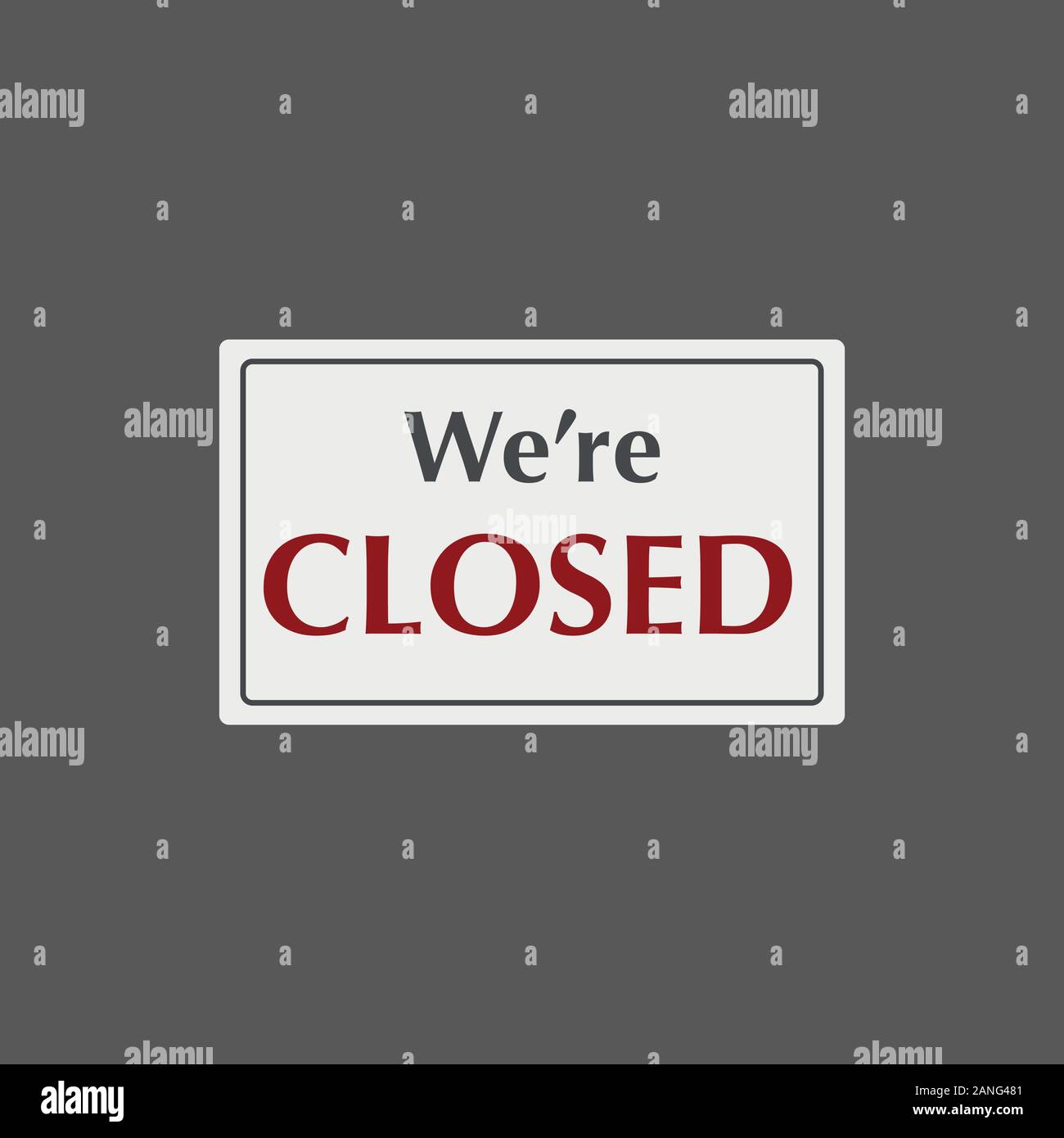 Closed market window Stock Vector Images - Alamy