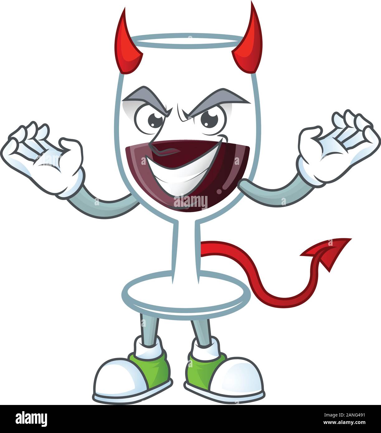 Red devil drink Stock Vector Images - Alamy