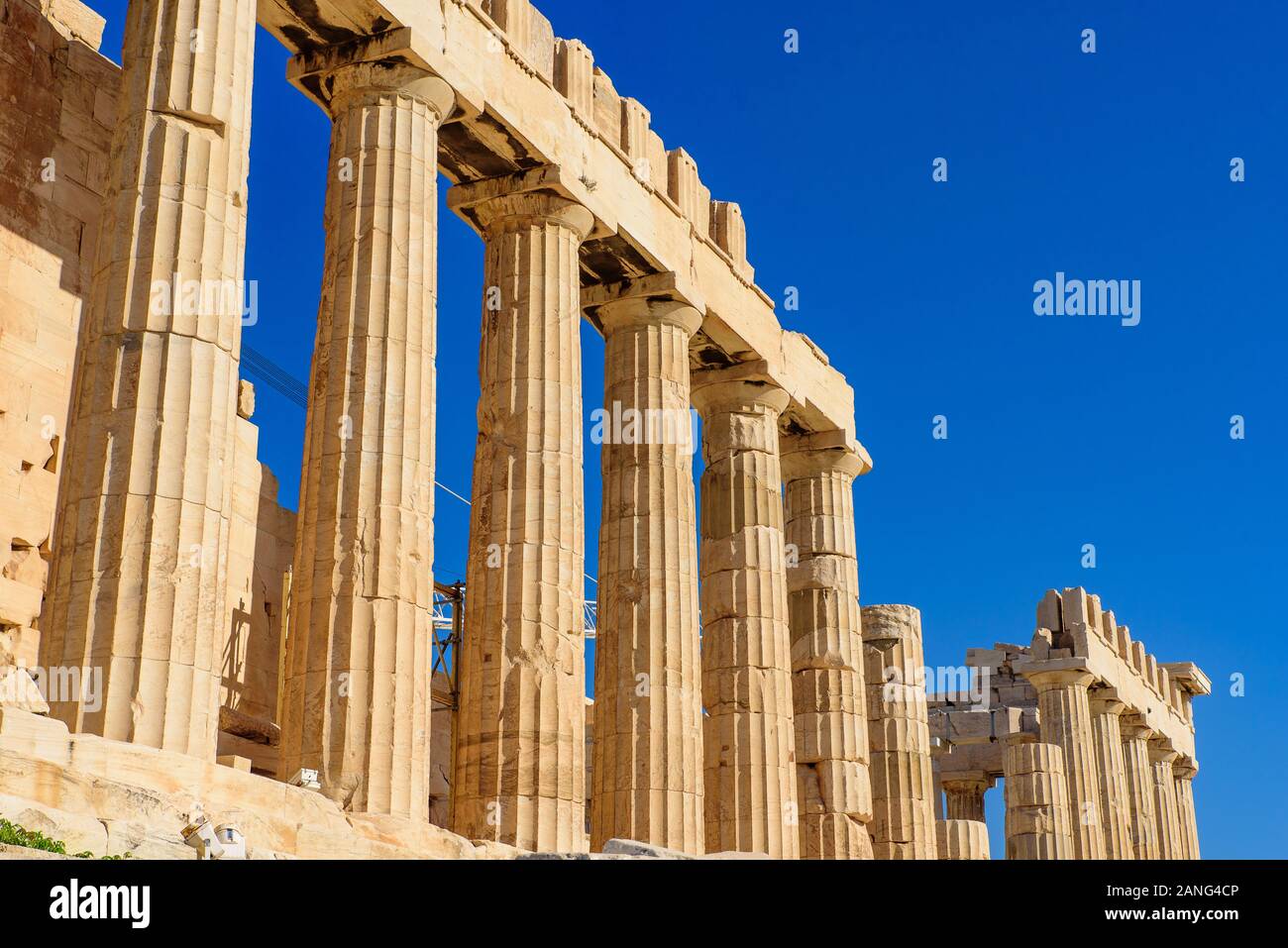 Parthenon, the famous ancient temple on the Acropolis of Athens, Greece Stock Photo - Alamy