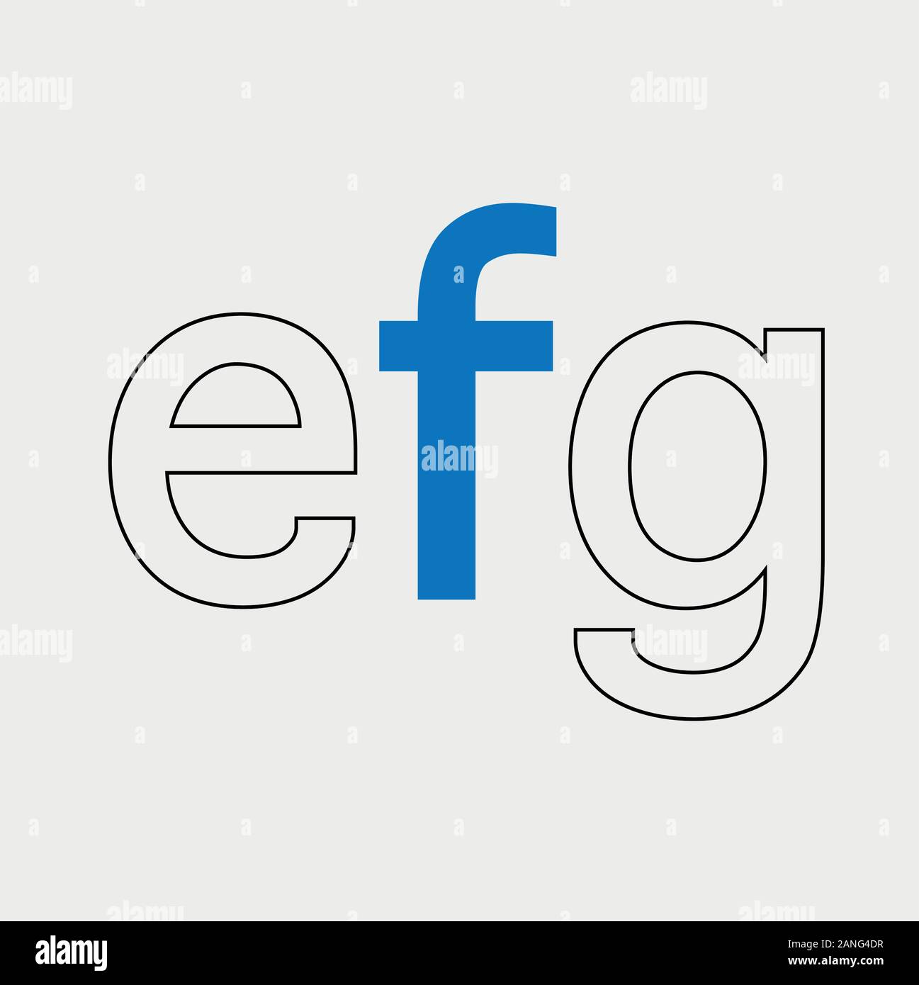 vector icon letter alphabet f abc Stock Vector Image & Art - Alamy