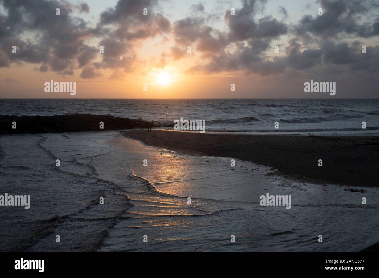 Towyn beach wales hi-res stock photography and images - Alamy