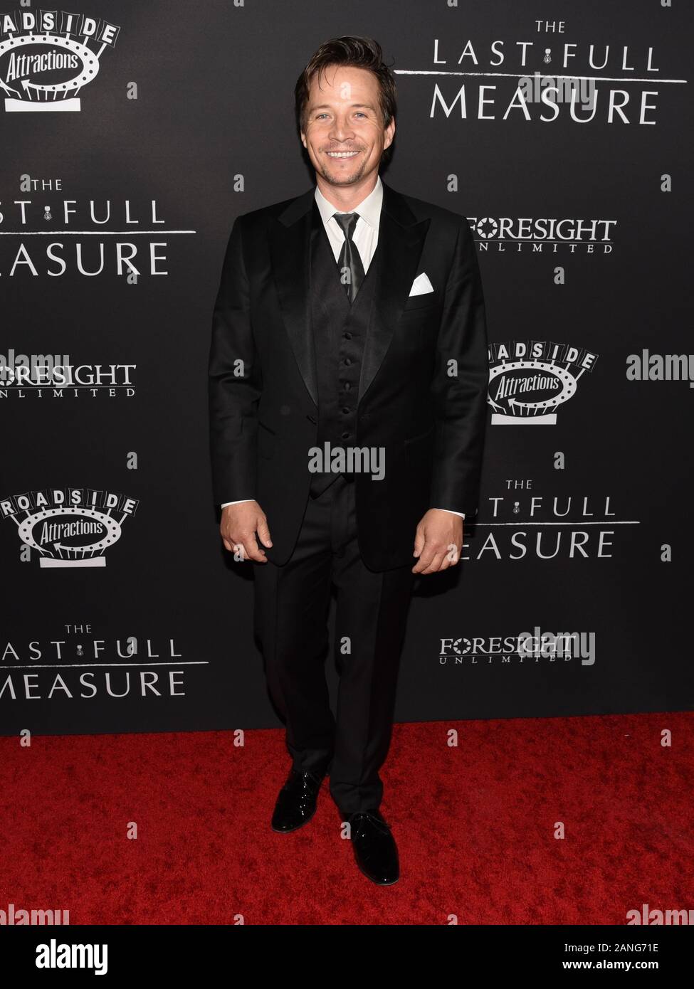 January 16, 2020, Hollywood, CA, USA: Travis Aaron Wade attends ...