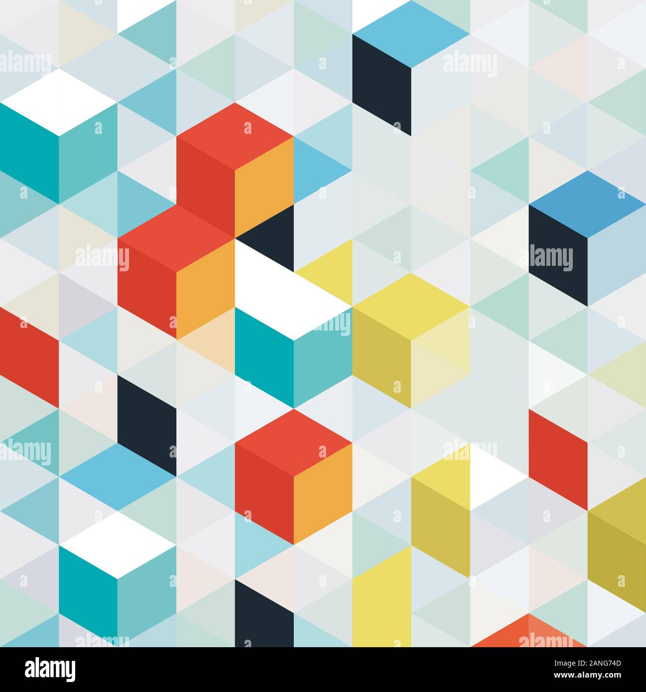 Colored cubes, background elements Stock Vector Image & Art - Alamy