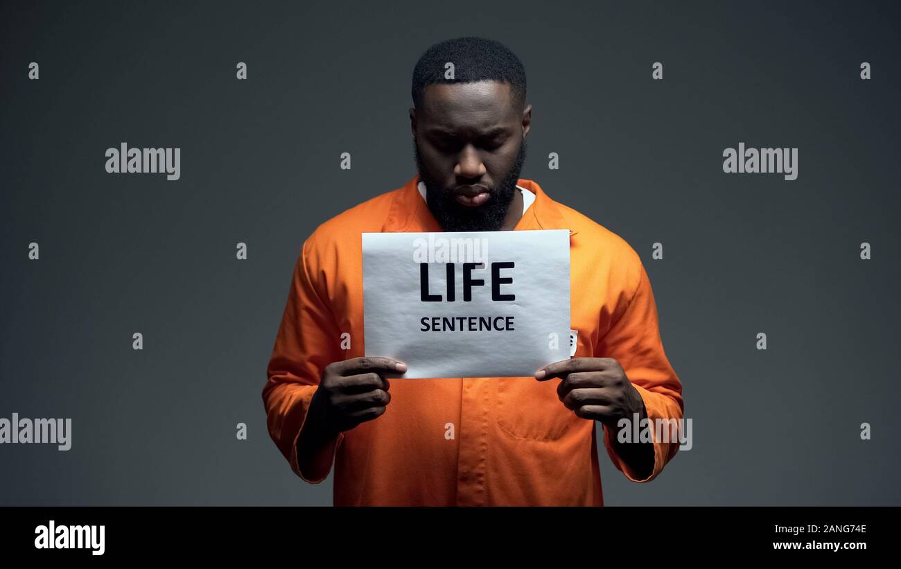 Life sentence hi-res stock photography and images - Alamy
