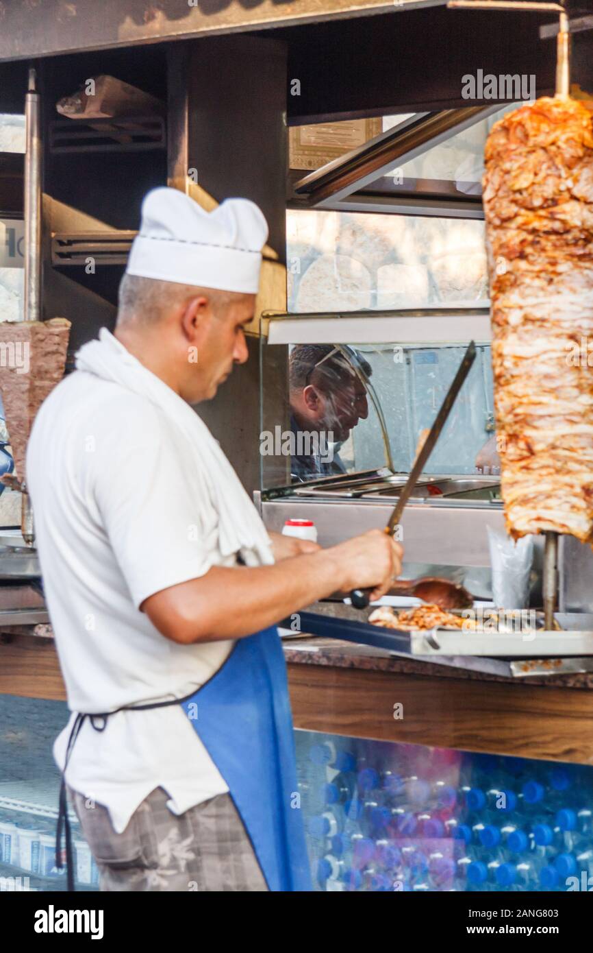 Doner kebab stall hi-res stock photography and images - Alamy