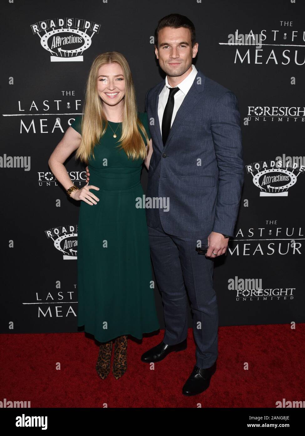 January 16, 2020, Hollywood, CA, USA: Diana Hopper and Alex Russell ...