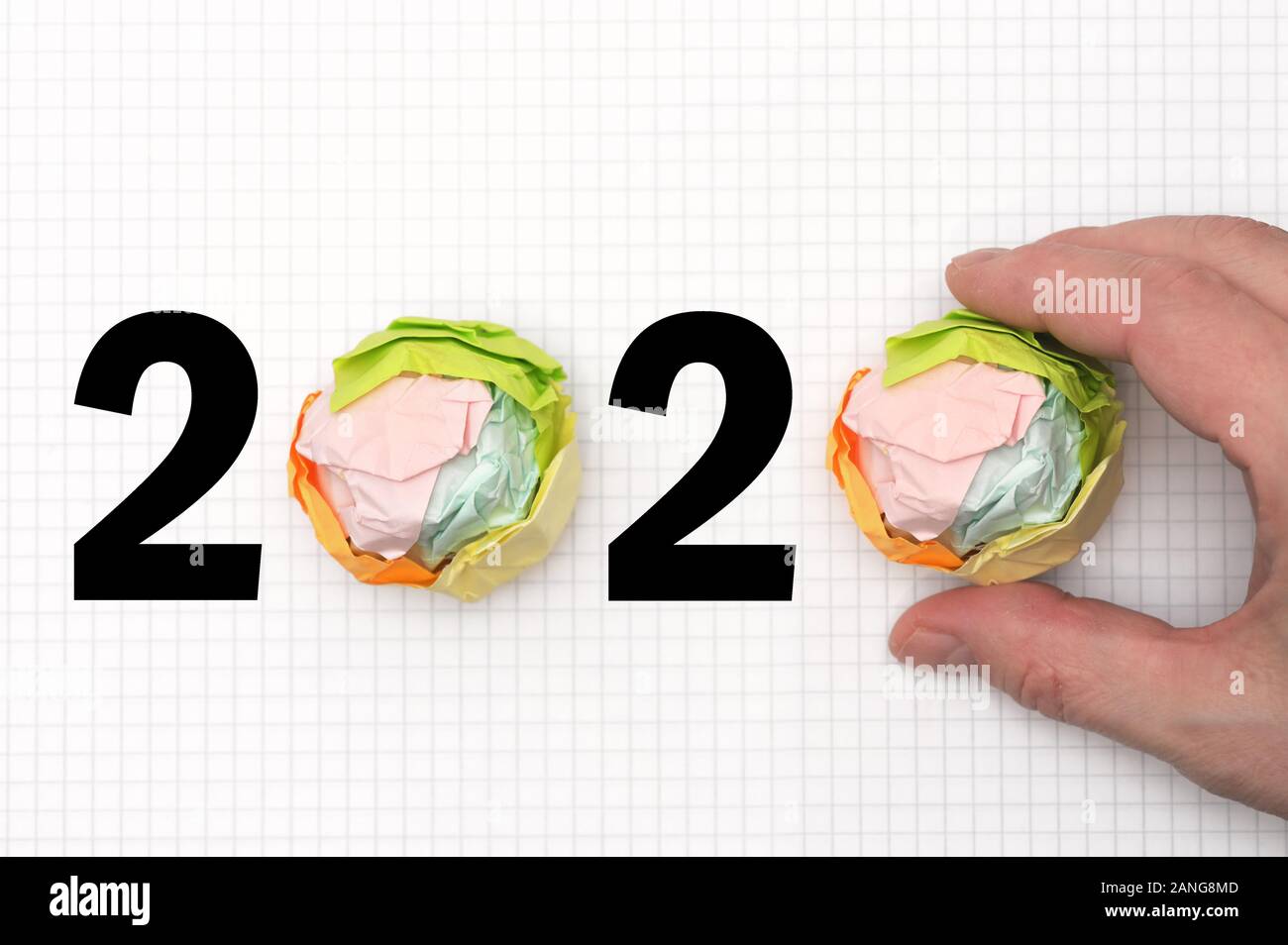 New year resolution post it note hi-res stock photography and images ...