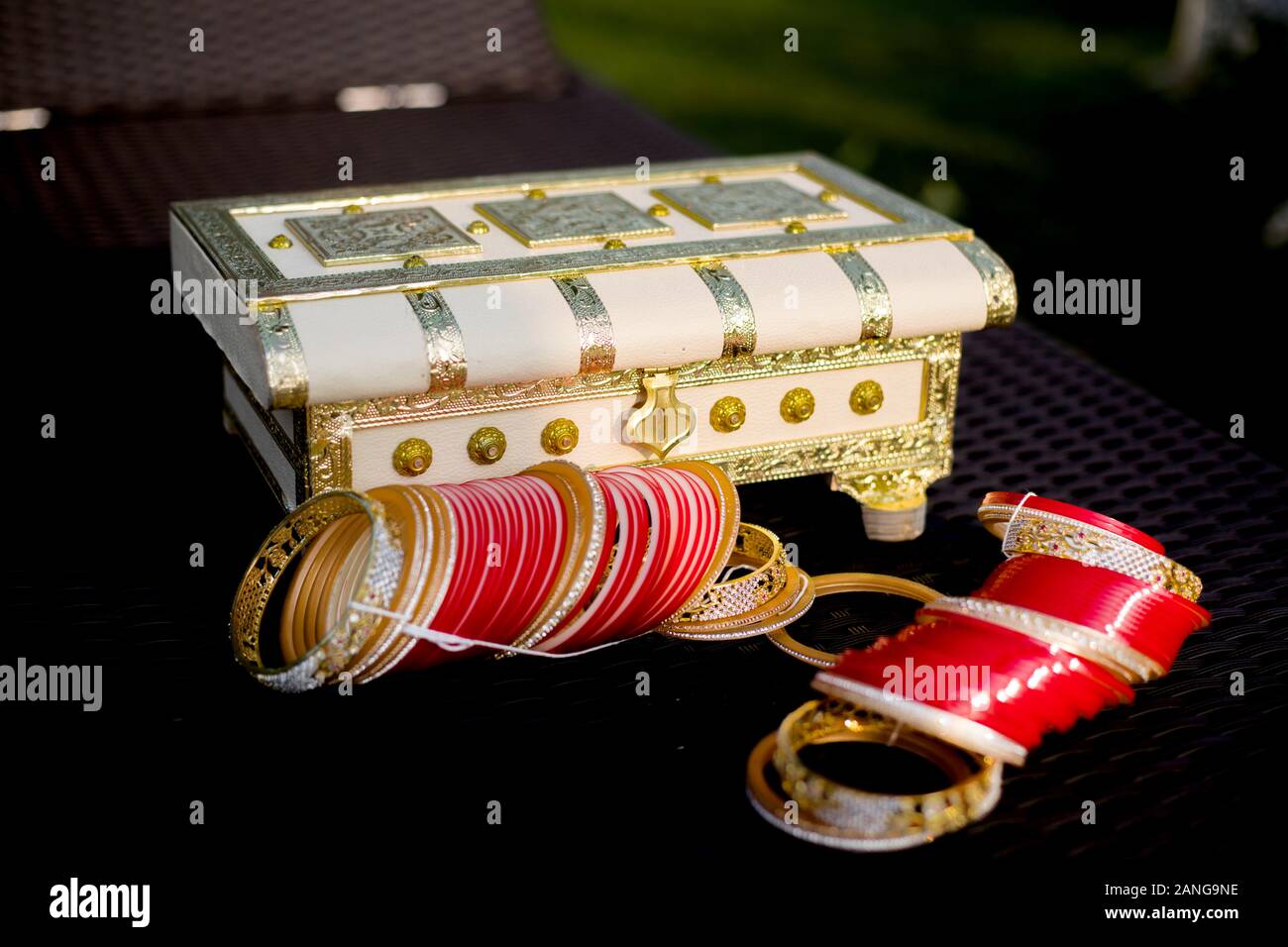 Royal Heritage Designed Bangle box for bangles with Wedding Churha in ...
