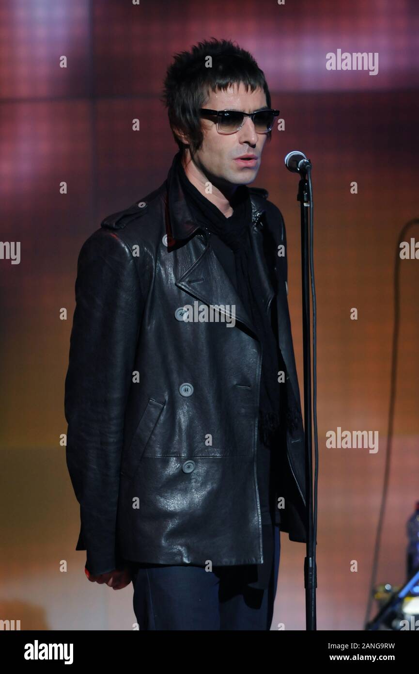 Milan Italy 09/11/2008 , live concert of the Oasis at the Rai Studies ...