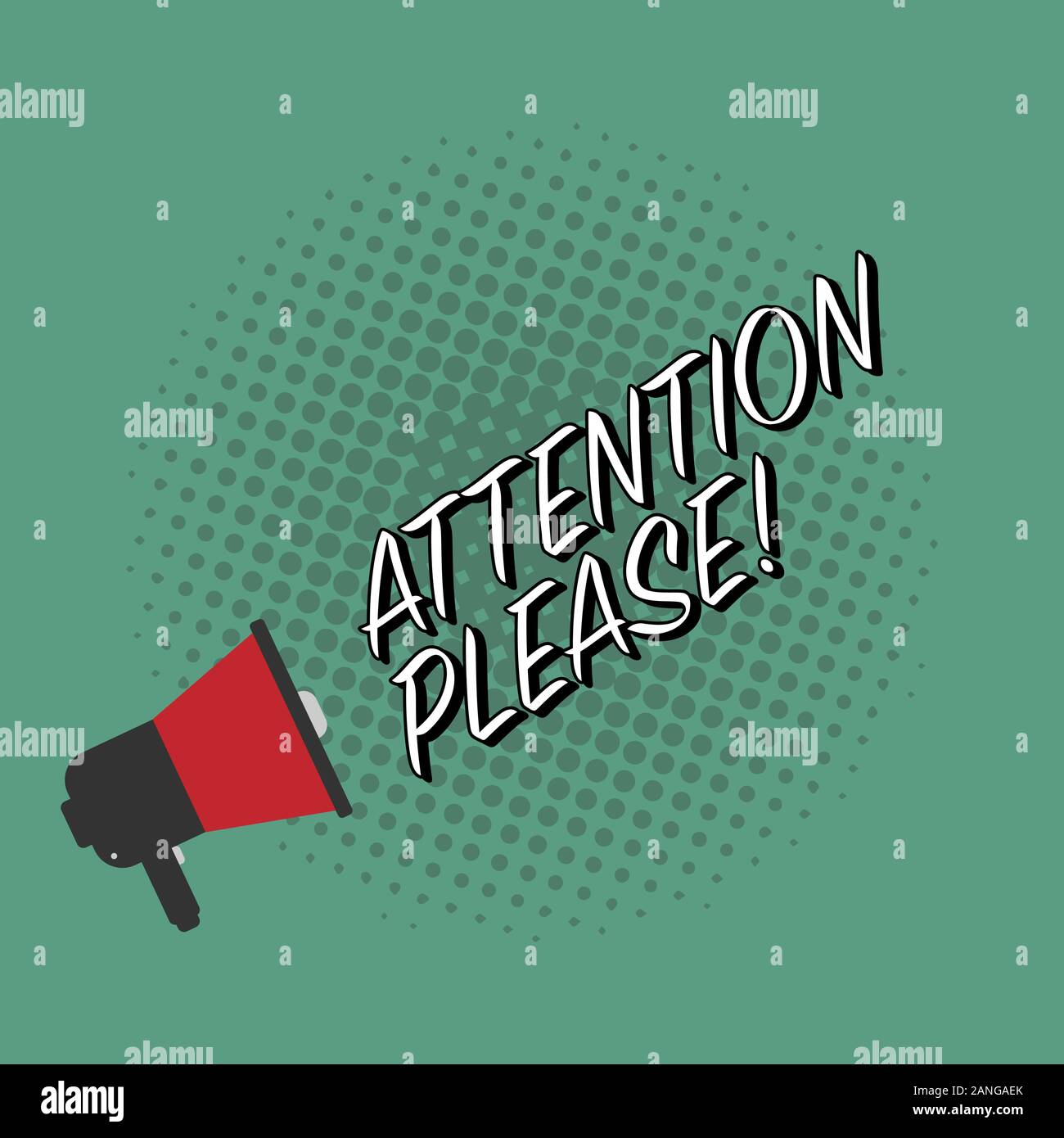 Megaphone, speaker, loudspeaker round icon. Announcement sign symbol in ...