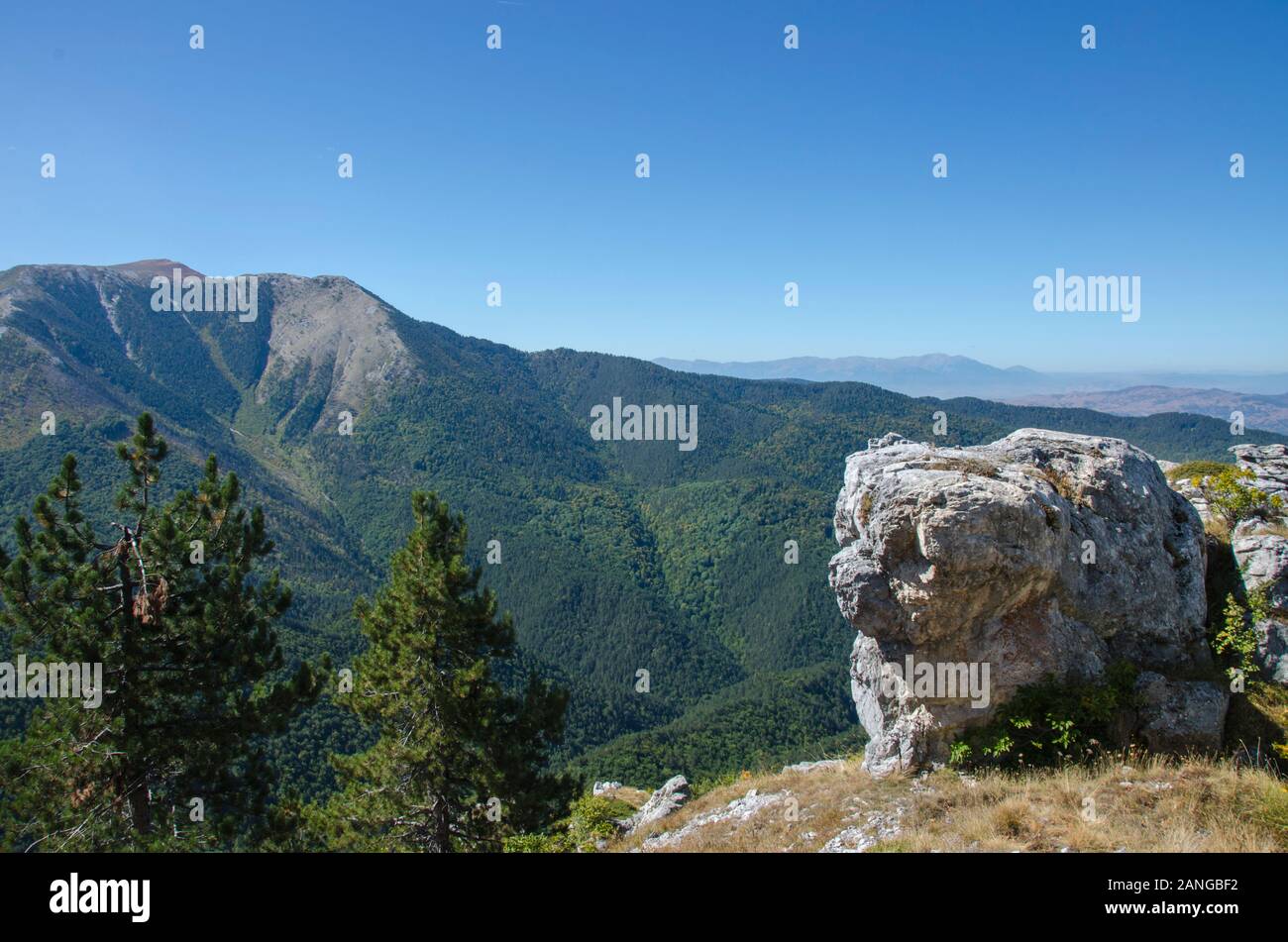 Sokol Peak - Macedonia - WW1 Location Stock Photo - Alamy