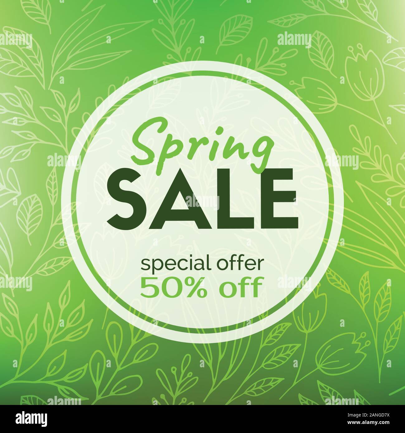 Sale spring Stock Vector Images - Alamy