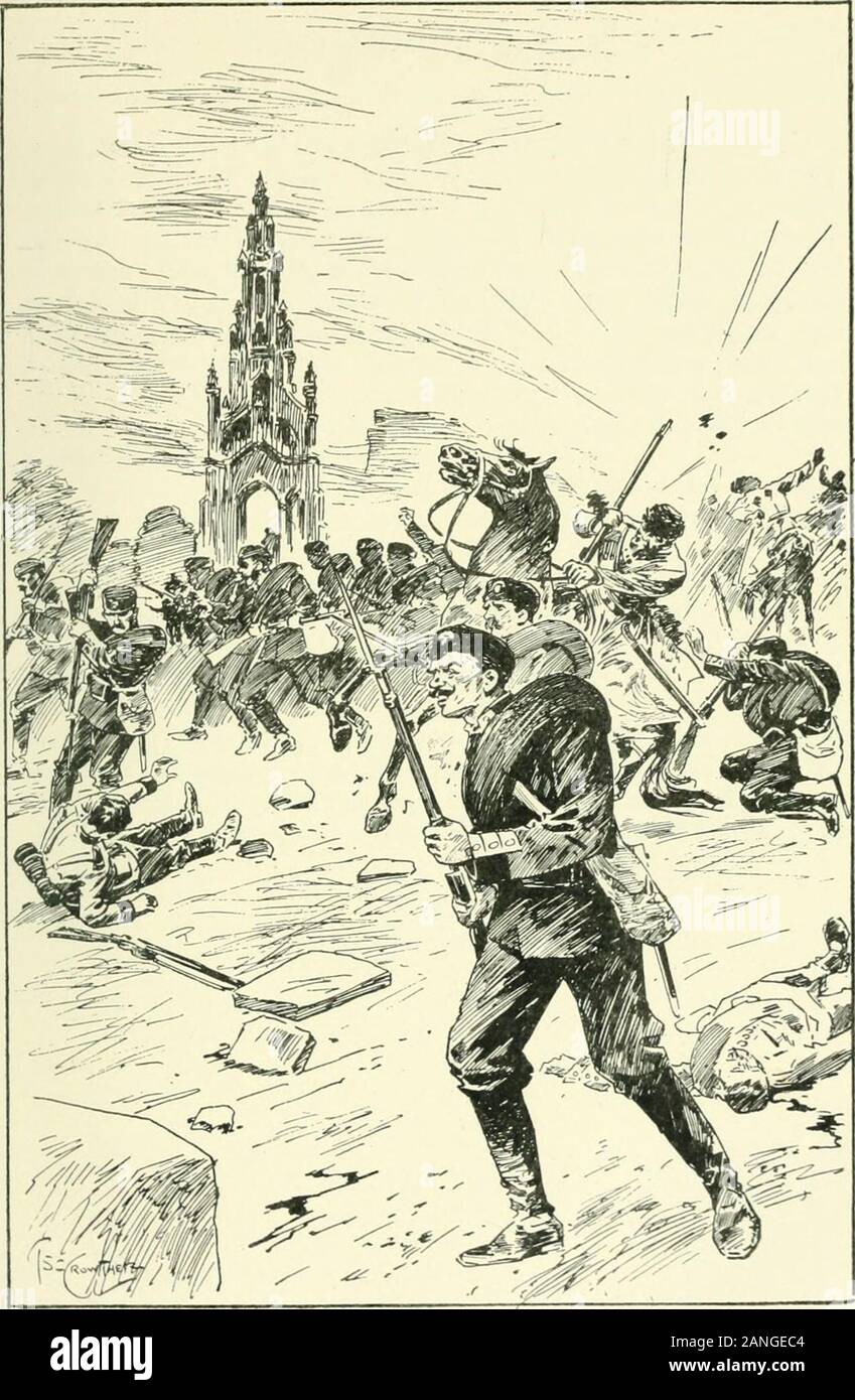 The great war in England in 1897 . , after terriblyhard fighting and ...