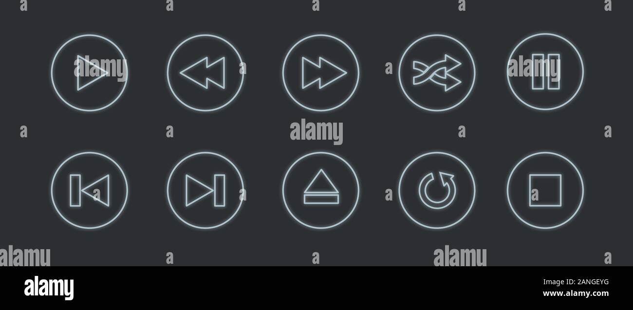 Volume control flat icons Stock Vector Images - Alamy
