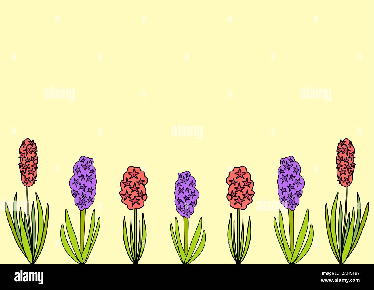 Pastel stock flowers Stock Vector Images - Alamy