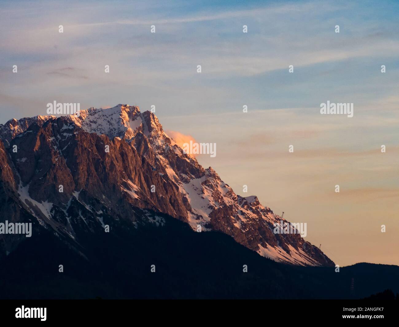 Summit zugspitze mountain alps germany hi-res stock photography and ...