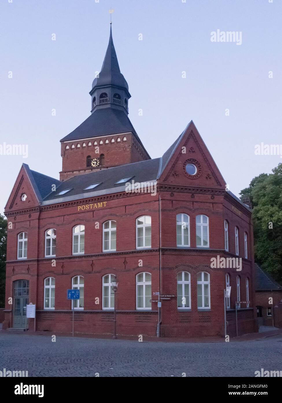 Sternberg, Mecklenburg-Western Pomerania, Germany - 2018/06/10: church ...