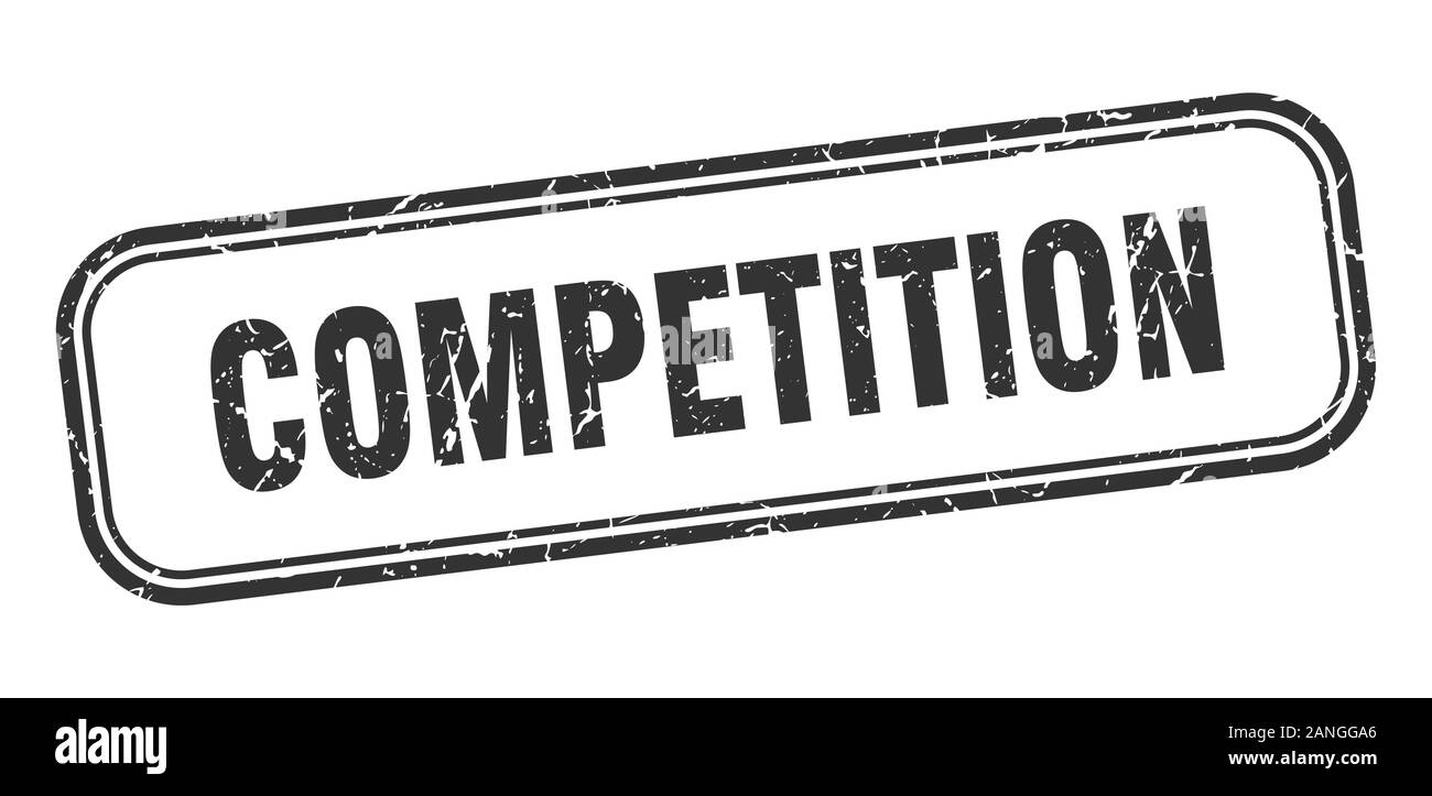 competition stamp. competition square grunge black sign Stock Vector ...