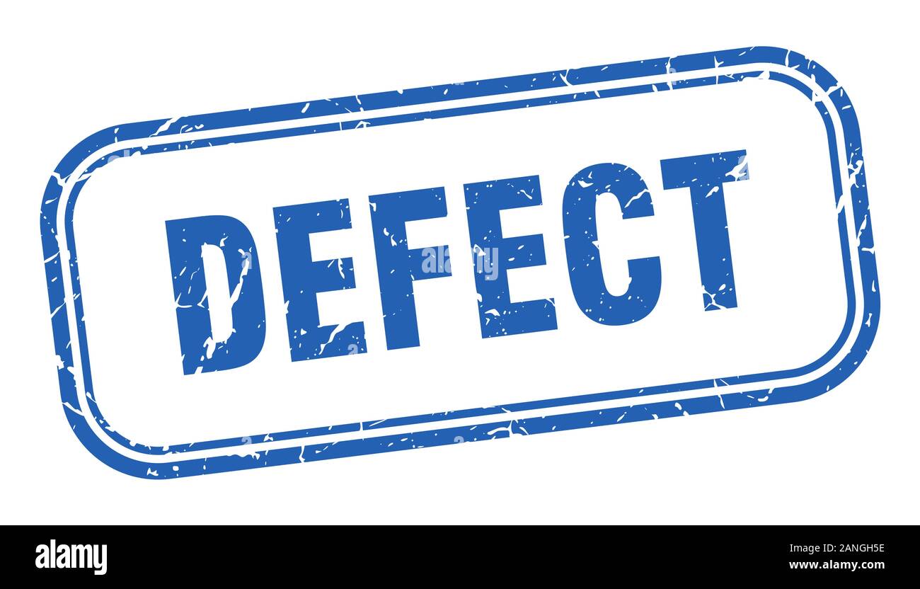 defect stamp. defect square grunge blue sign Stock Vector Image & Art ...