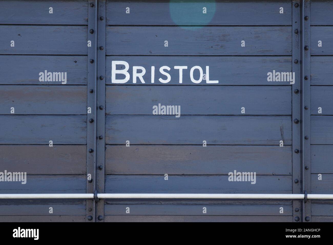 Old train carriages at Bristol Harbour Stock Photo - Alamy