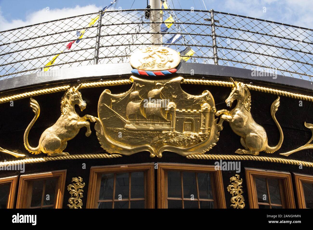 BRISTOL, UK - APRIL 8, 2019. SS Great Britain is a museum ship and ...