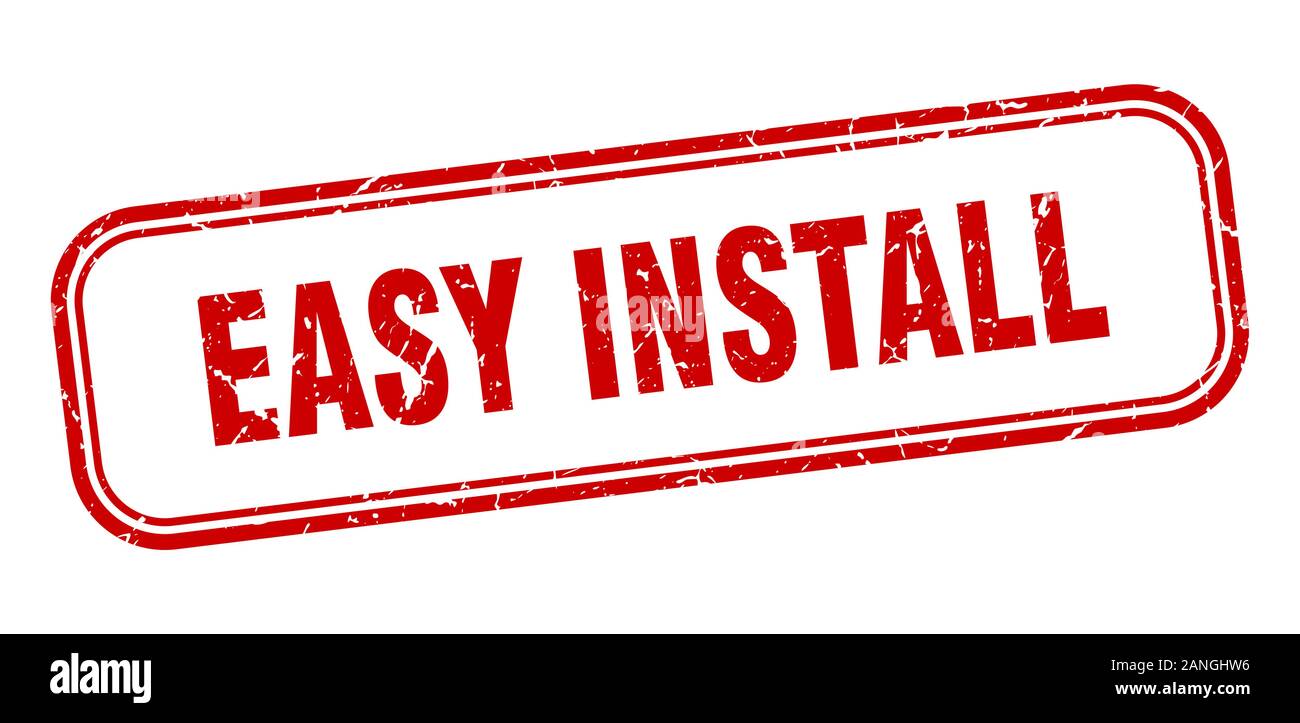 Easy install vector vectors hi-res stock photography and images - Alamy