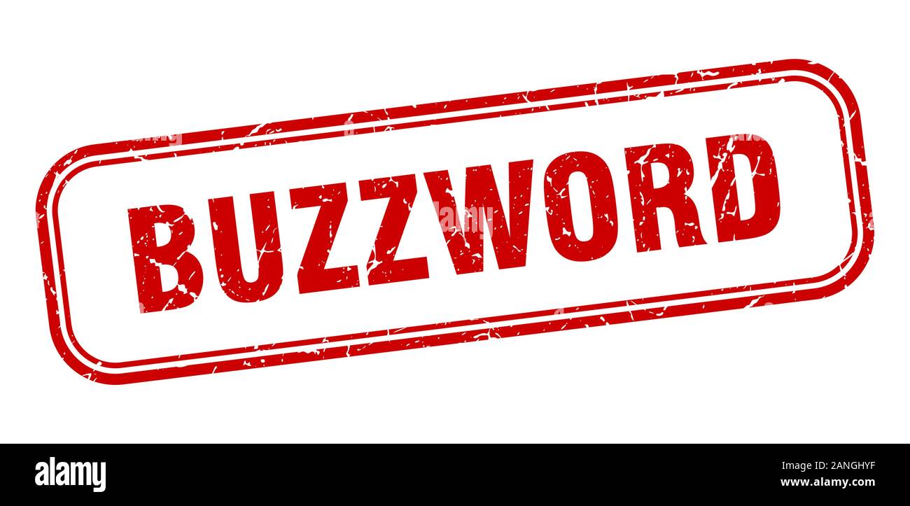 buzzword stamp. buzzword square grunge red sign Stock Vector Image ...