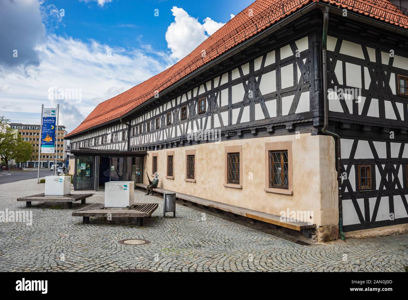 SUHL, GERMANY - CIRCA APRIL, 2019: The weapon museum of Suhl in Thuringia, Germany Stock Photo ...