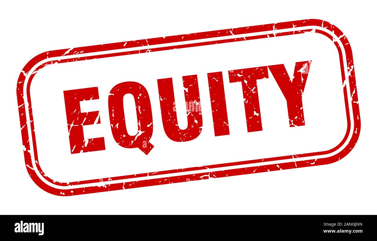 equity stamp. equity square grunge red sign Stock Vector Image & Art ...