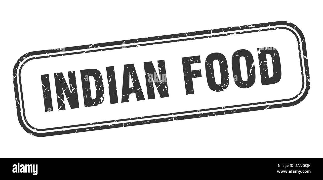 Indian food stamp sign seal hi-res stock photography and images - Alamy