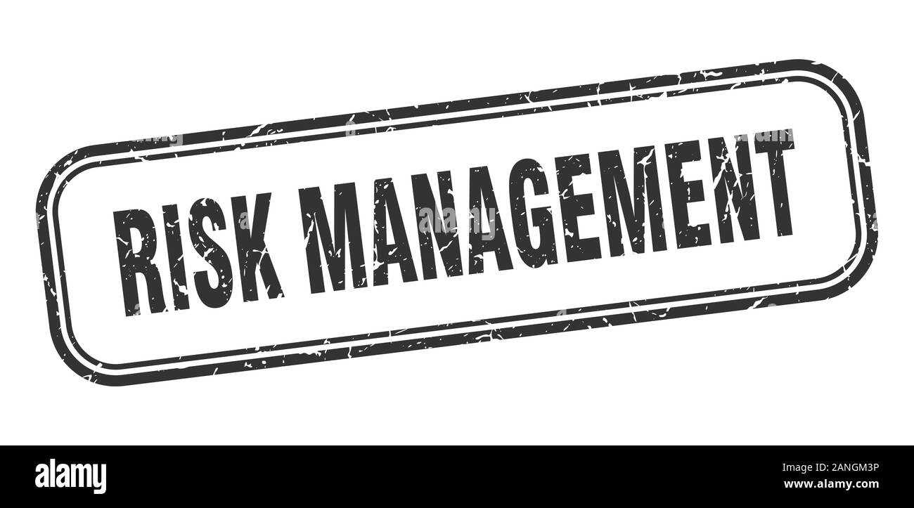 risk management stamp. risk management square grunge black sign Stock ...