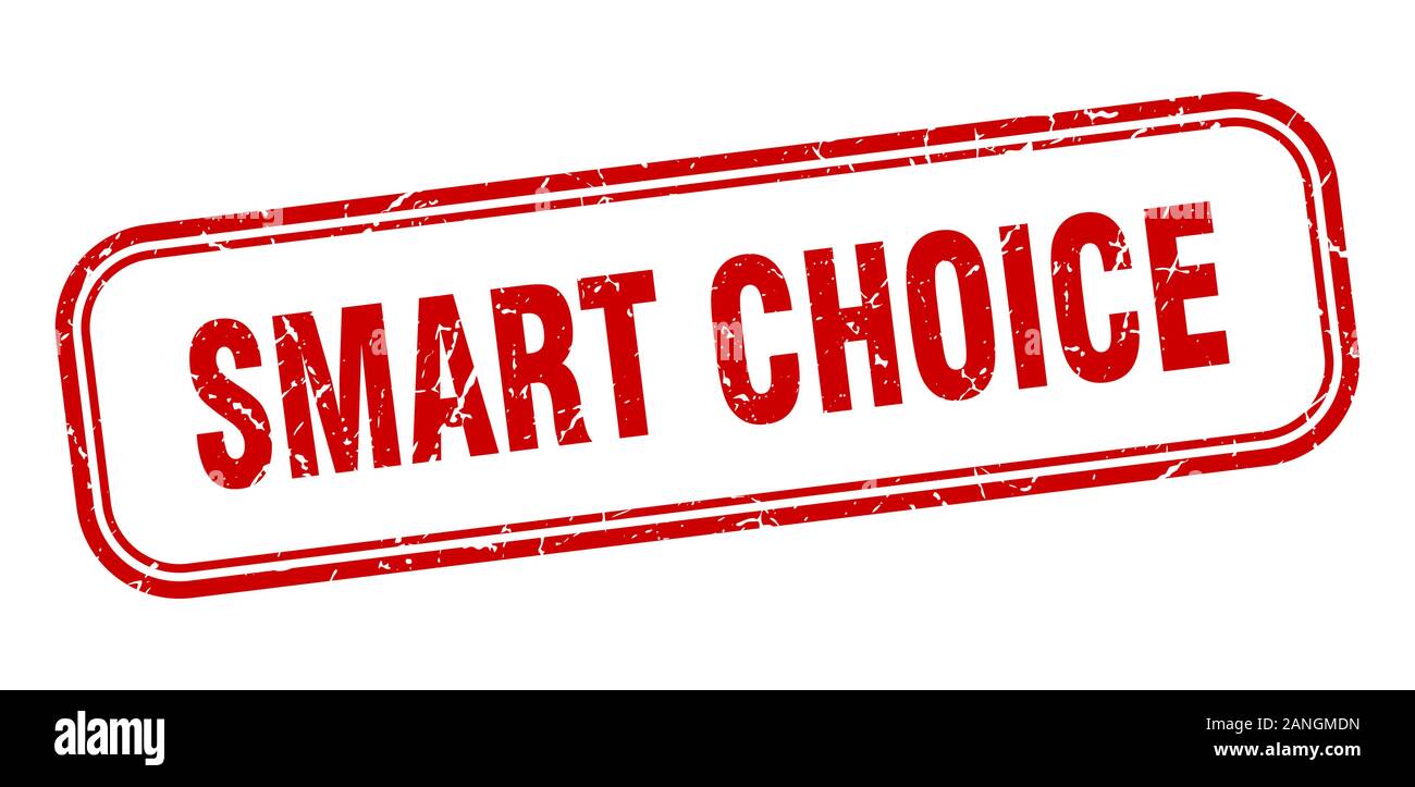 smart choice stamp. smart choice square grunge red sign Stock Vector ...