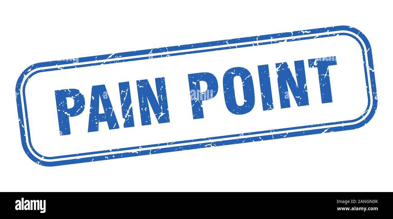 pain point stamp. pain point square grunge blue sign Stock Vector Image ...