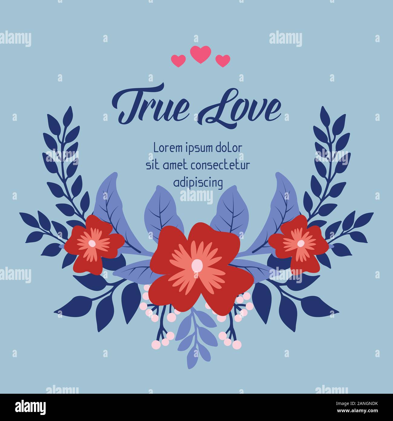 True romance poster Stock Vector Images - Alamy