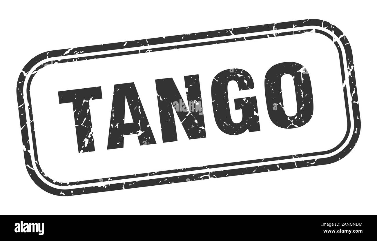 tango stamp. tango square grunge black sign Stock Vector Image & Art ...