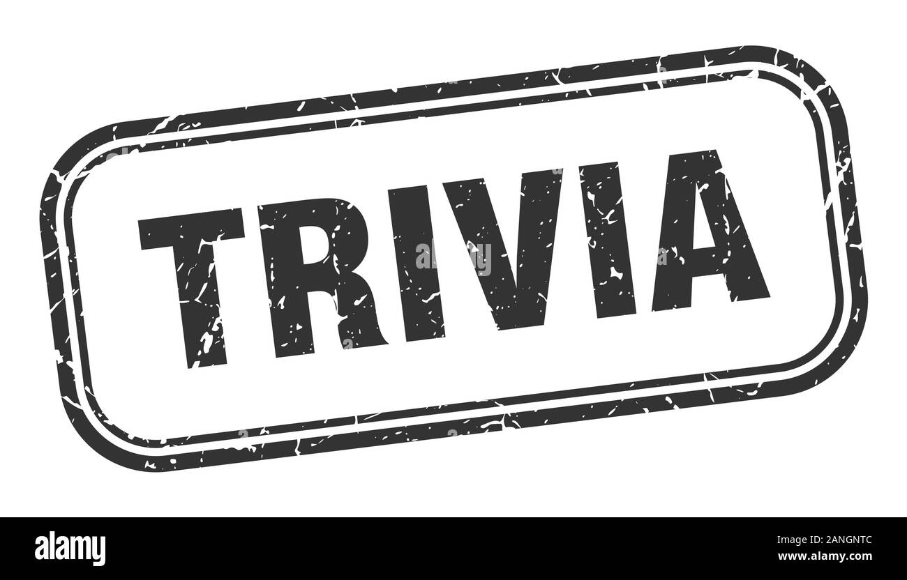 trivia stamp. trivia square grunge black sign Stock Vector Image & Art ...