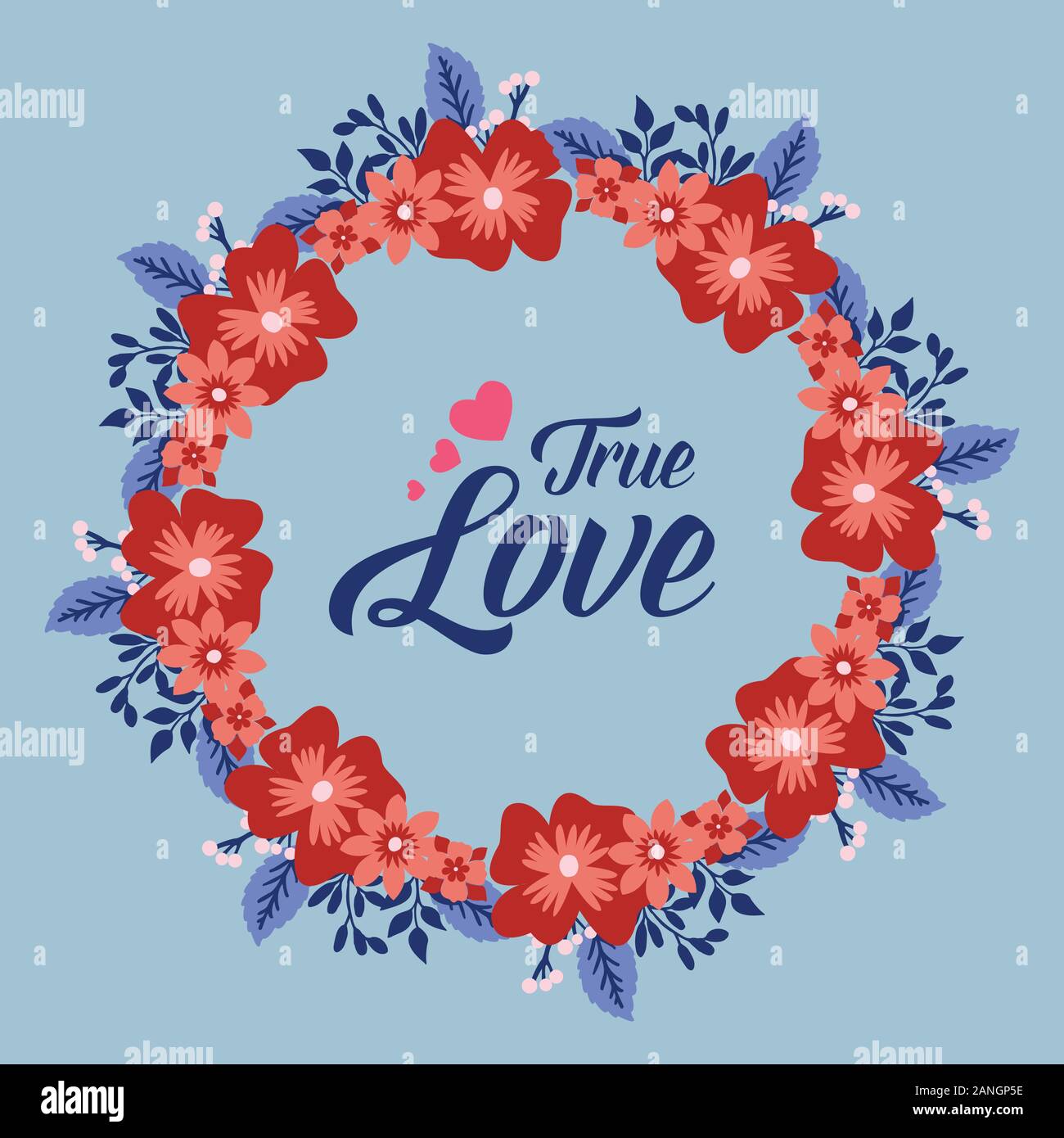 True romance poster Stock Vector Images - Alamy