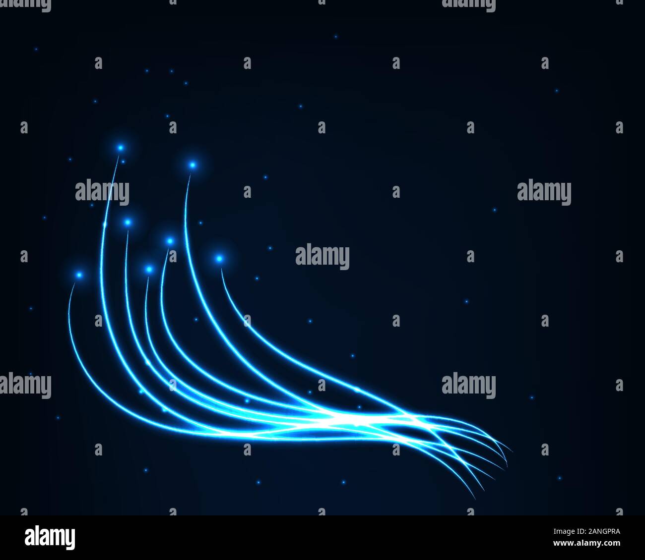 Abstract background vector electric light. Spark flash effect. Bright ...