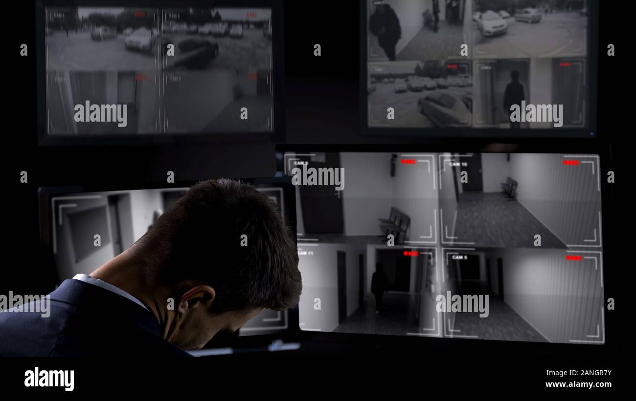 Sleeping security guard hi-res stock photography and images - Alamy