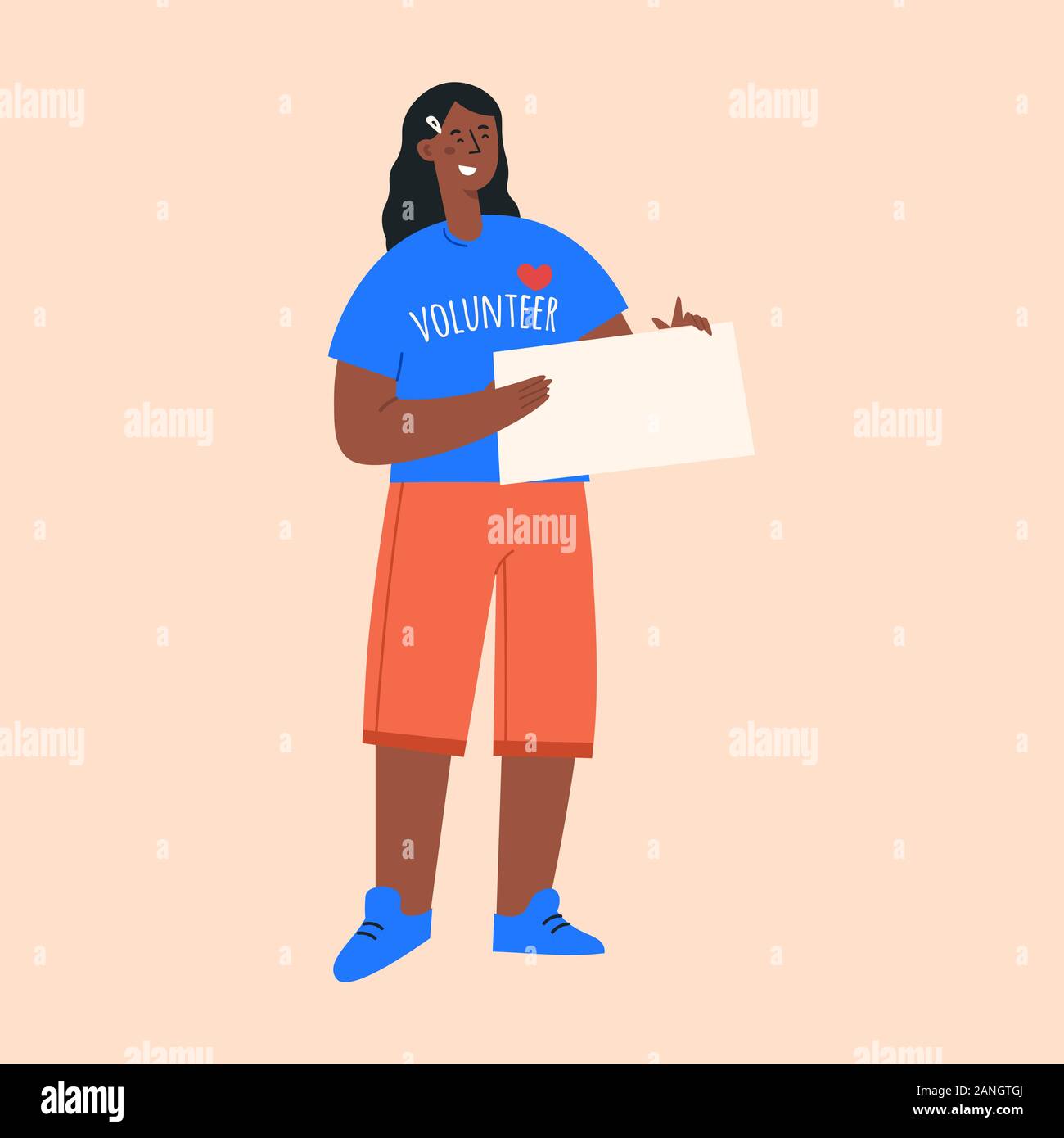 Flat international day charity Stock Vector Images - Alamy