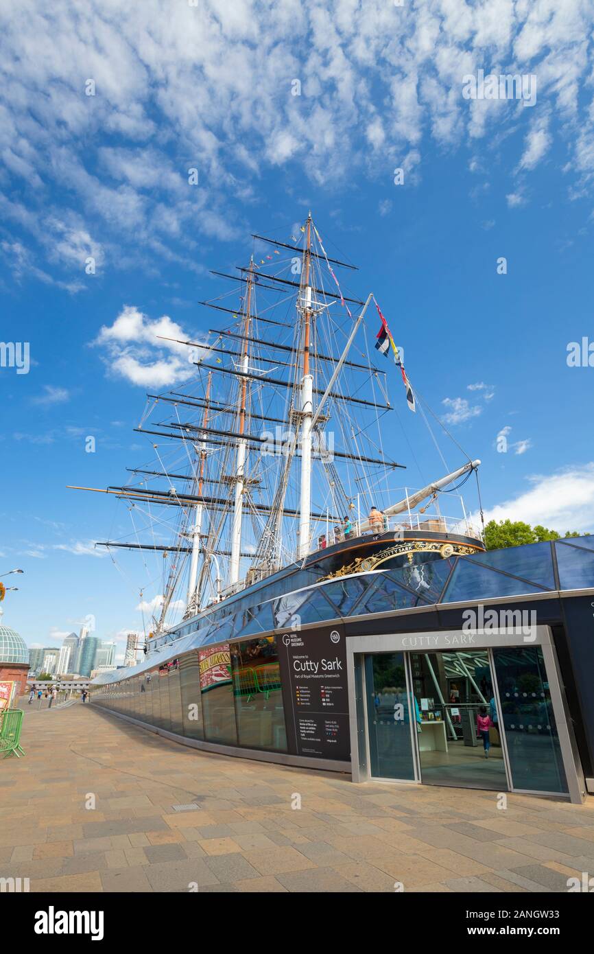 The Cutty Sark, Greenwich, London, England Stock Photo - Alamy