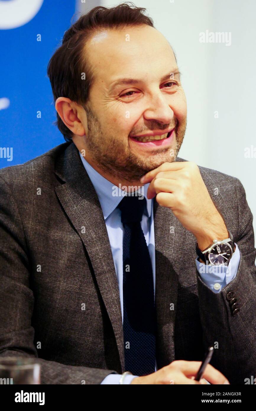 French Deputy Sebastien Chenu (RN), attends Press Conference, Vaulx-en ...