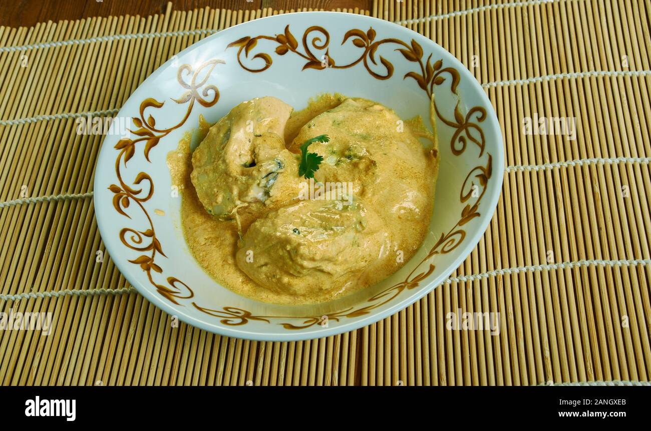 African Mpuh Fish - Cameroonian Spicy fish in plantain pudding Stock ...