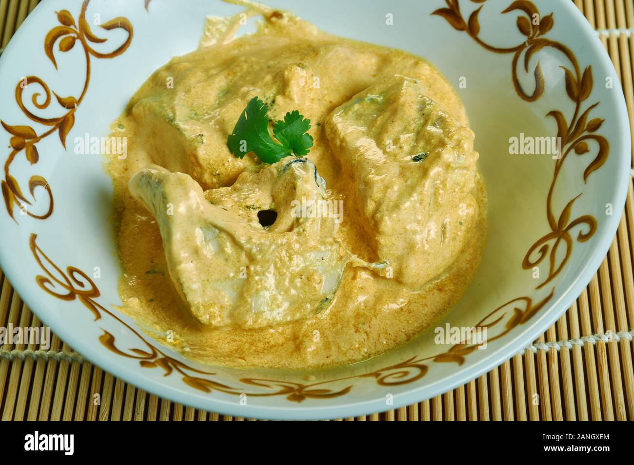 African Mpuh Fish - Cameroonian Spicy fish in plantain pudding Stock ...