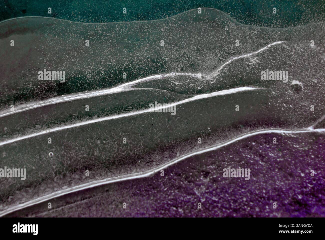 Ice lines close up, natural background texture detail Stock Photo - Alamy