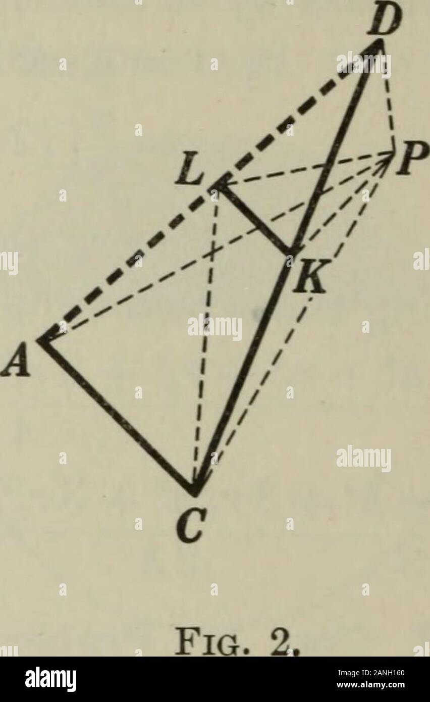Plane and solid geometry . Fig. 1.. Given prismatoid CF with its volume ...