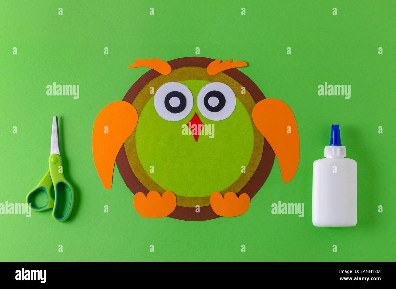 Craft scissors glue hi-res stock photography and images - Alamy